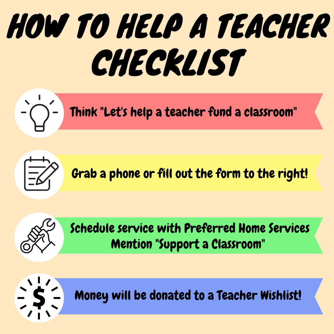 Support a Classroom! - Preferred Home Services